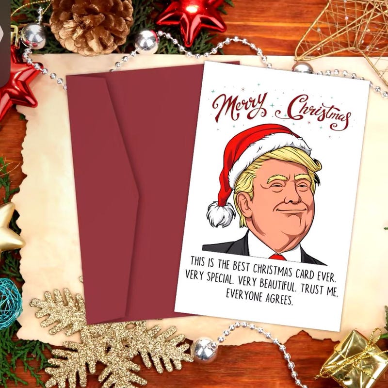 Trump Greeting Card - Etsy