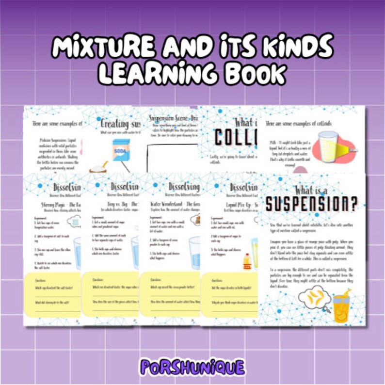 Interactive Science Book for Kids: Mixtures, Solutions, and More ...