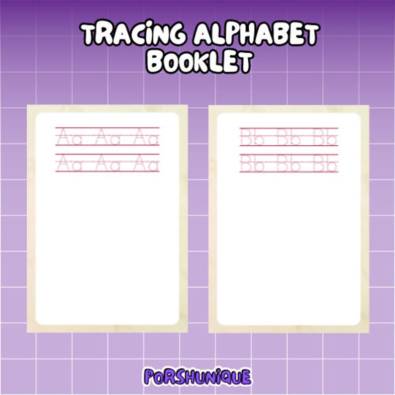 Printable Tracing Alphabet Booklet for Kids | Preschool ABC Practice ...