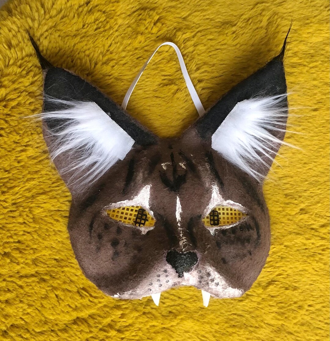 Therain Lynx/bobcat Mask - Etsy