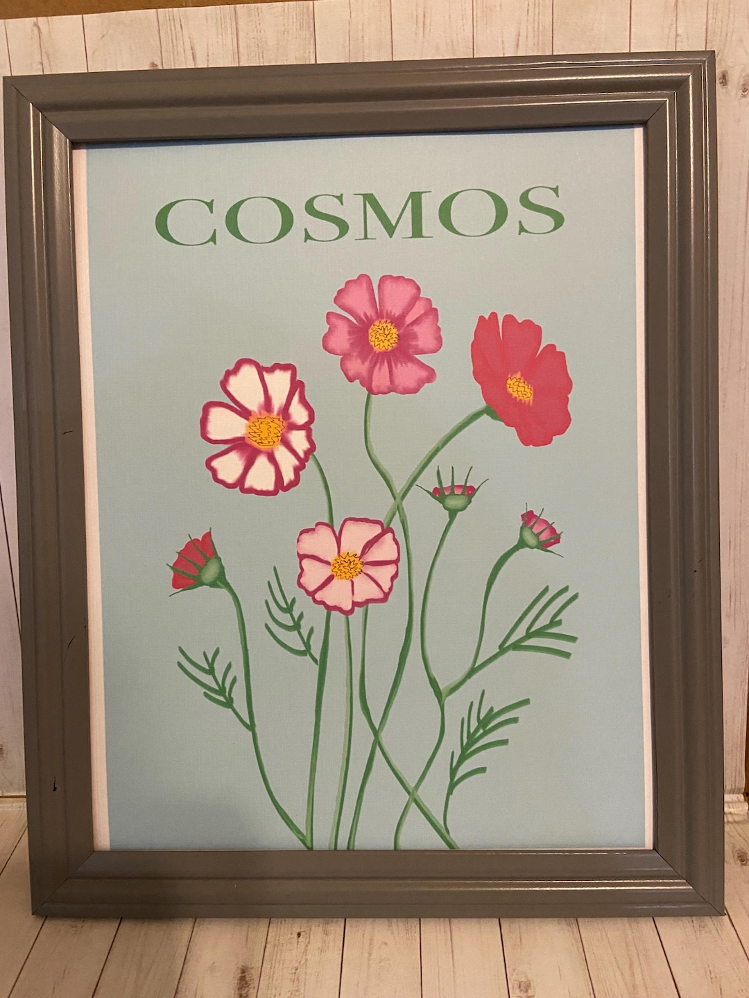 Cosmos Flower Home Decor Walk Art Print - Etsy