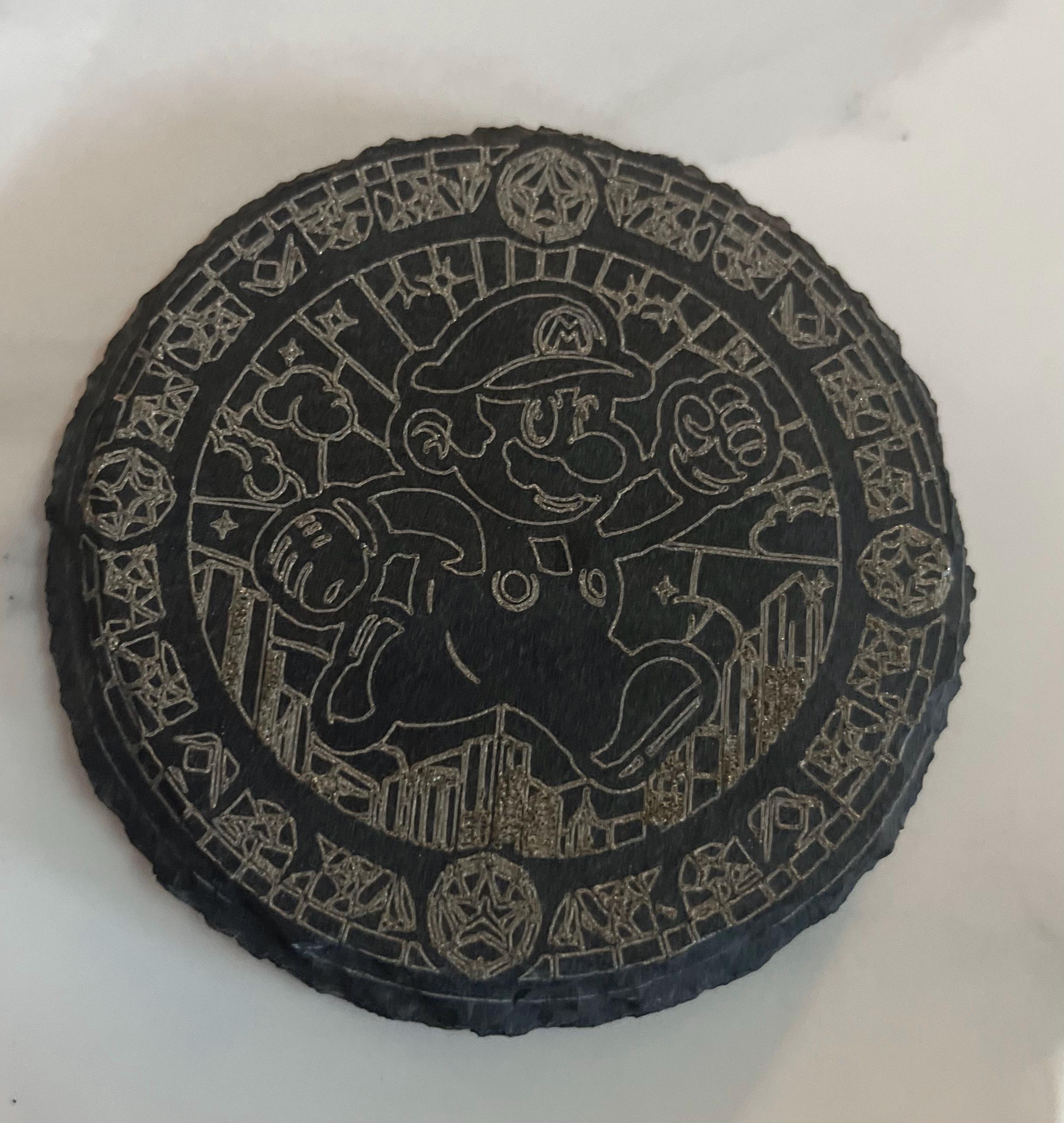 Super Mario Custom Slate Coaster Designs - Etsy