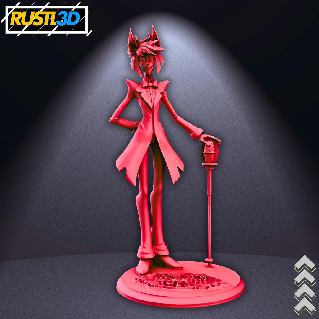 Alastor Figure, Hazbin Hotel Stl File for 3D Printing, Alastor Stl 3D ...