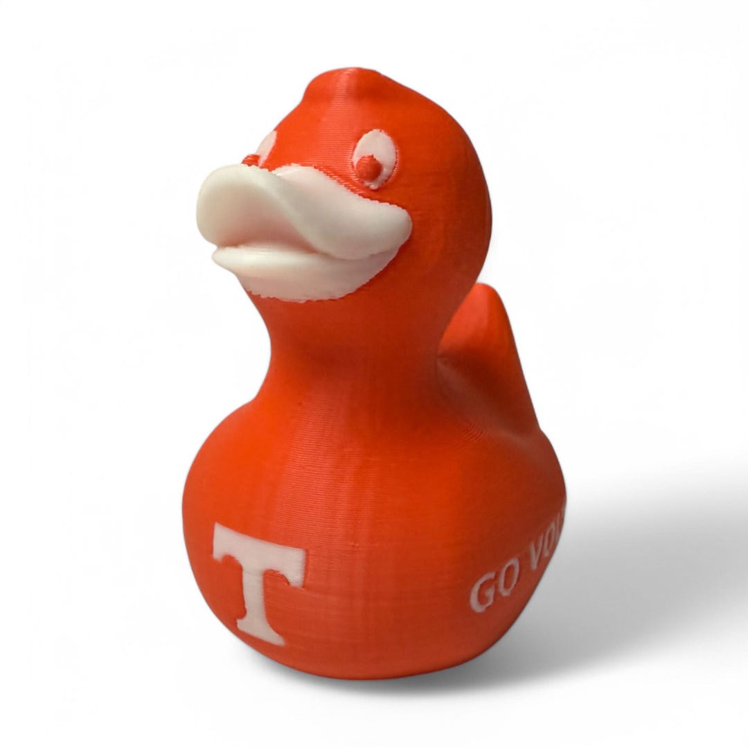 University of Tennessee Duck – Officially Licensed Orange & White ...
