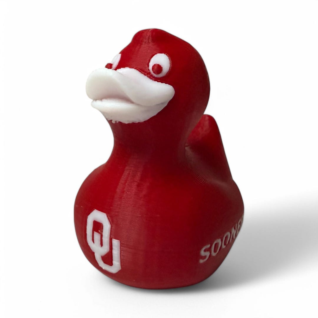 Official Oklahoma Sooners Duck – Licensed Crimson and Cream Duck Gift ...
