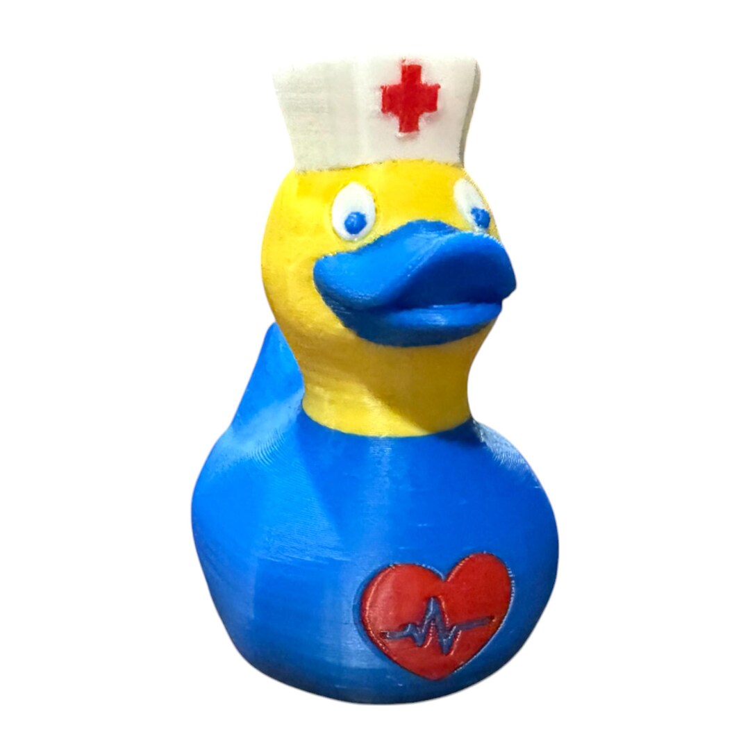 Nurse Duck – Medical Kindness Duck With Nurse Hat, Scrubs & Caring ...