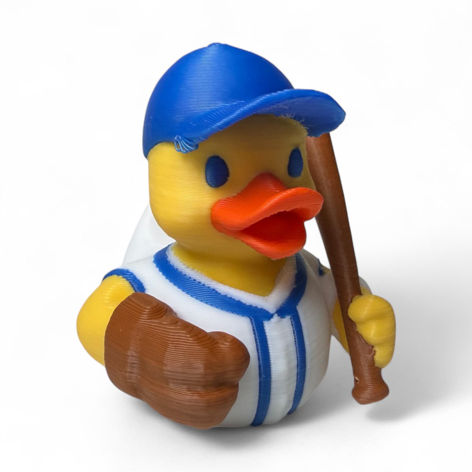 Baseball Duck – 3d-printed Sports Duck With Cap, Glove & Home Run ...