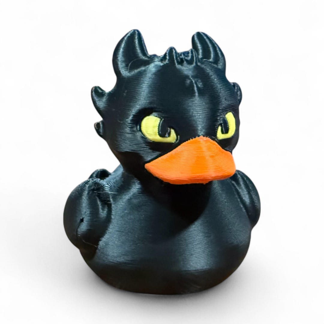 Black Dragon Duck – Fierce Fantasy Duck for Vehicle Dashboards ...