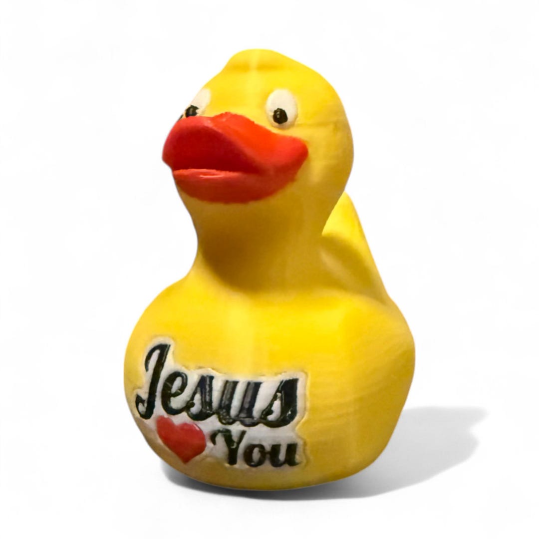 Jesus Loves You Duck – Faith-inspired 3D Printed Duck for Gifting and ...