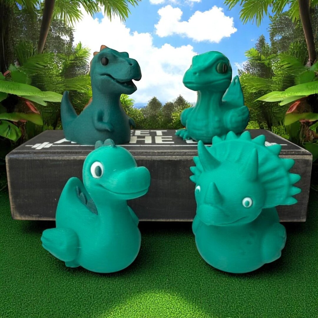 Jurassic Duck Pack – Dinosaur Duck Collection Featuring Triceratops ...