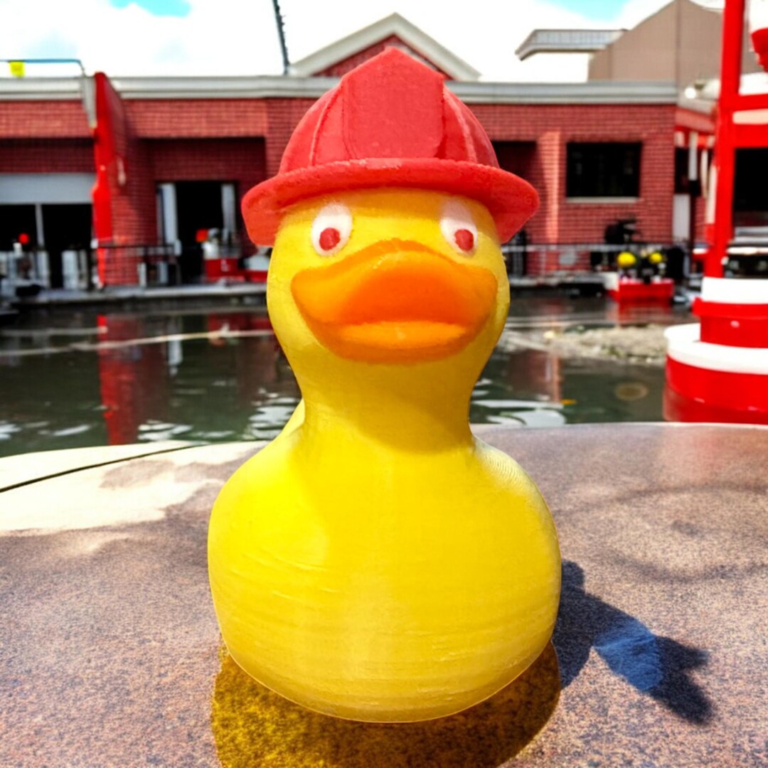 Fire Fighter Duck - Etsy