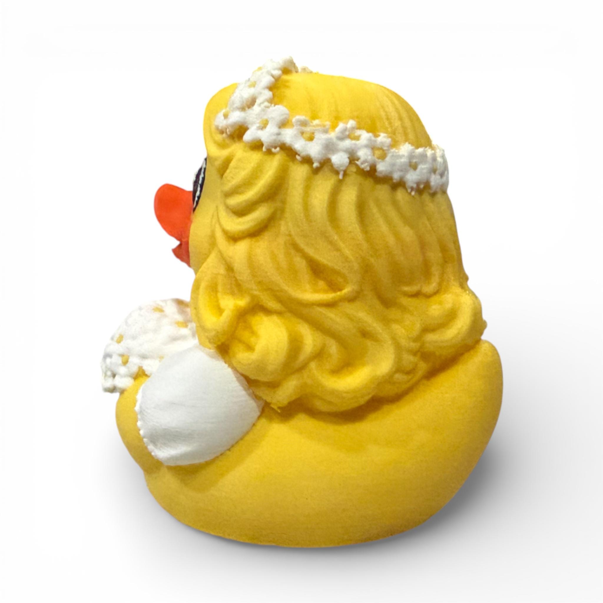 3D Printed Bride Duck | Wedding | Bridal Party | Just Married | Yellow ...