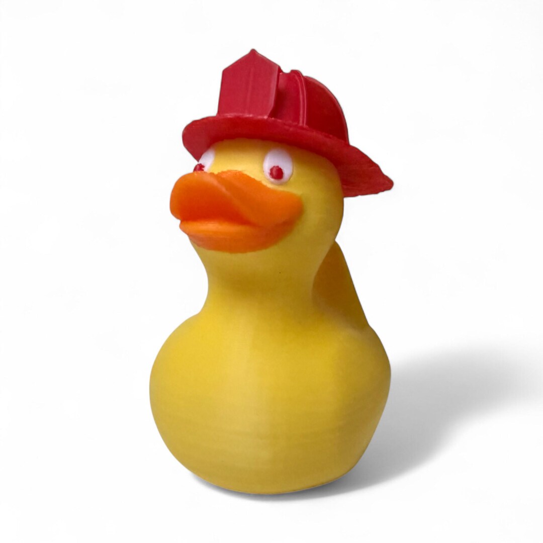 Fire Fighter Duck – 3d-printed Brave & Heroic Duck Collectible for ...
