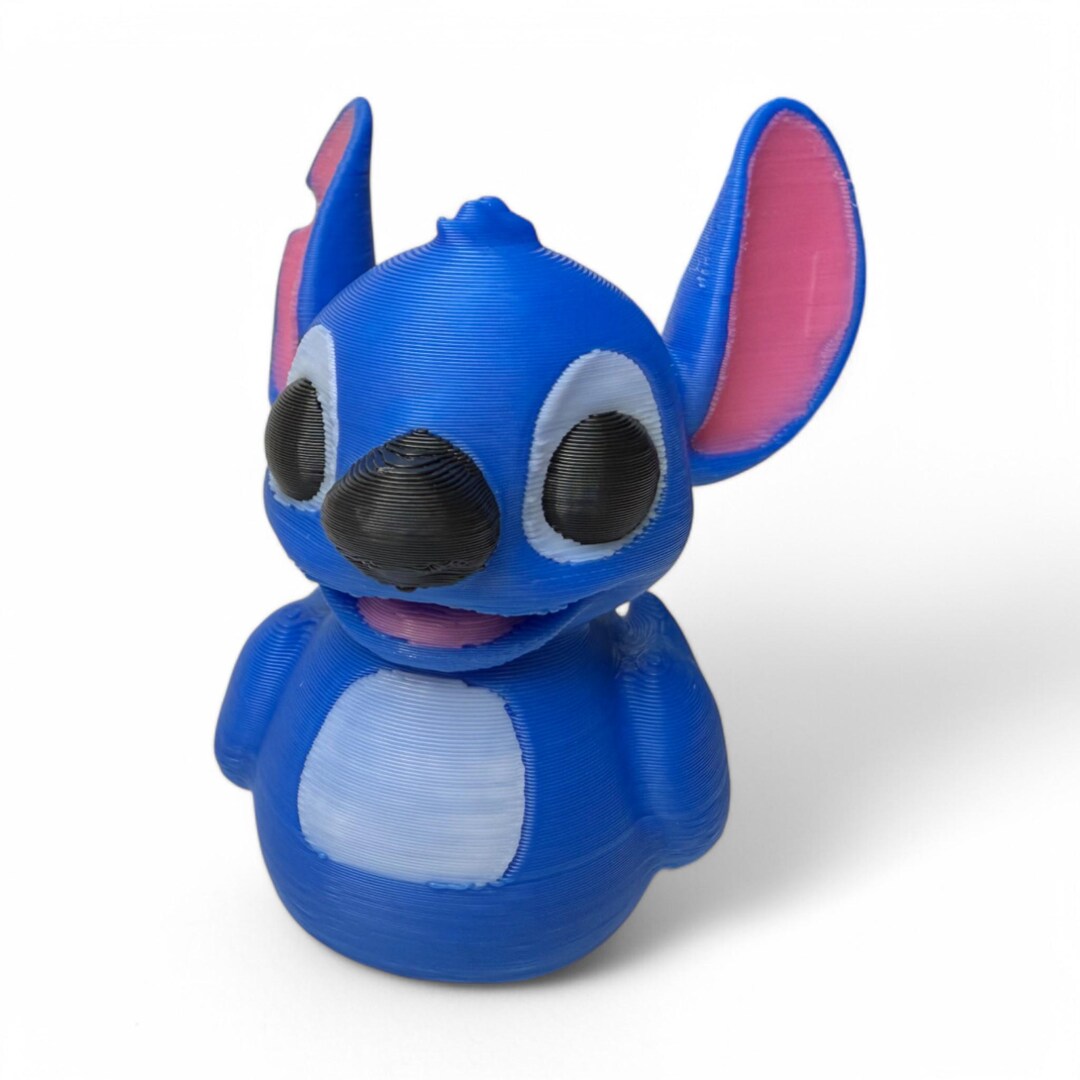 Stitch Duck – Blue Alien Duck Collectible With Big Ears & Mischievous ...