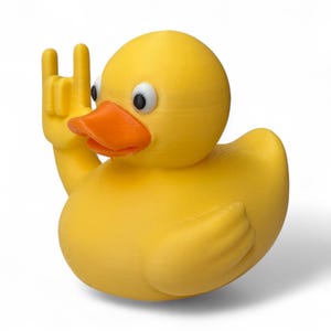 ASL I Love You Duck: 3D Printed Sign Language Gift - Etsy