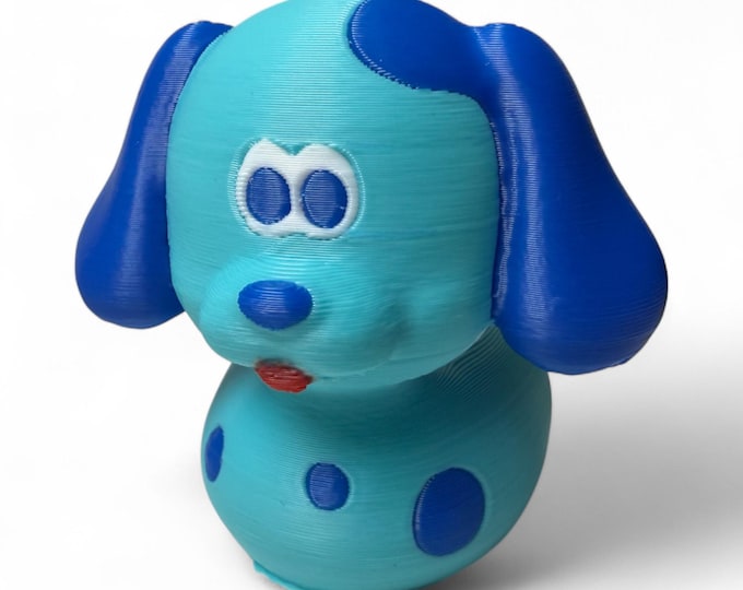Vintage 1997 Viacom Blue’s Clues Puppy Dog Squeeze Toy Figure Squeaky 5 ...