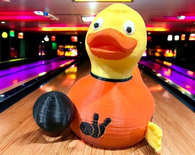 Personalized Bowling Team Duck: Strike in Style! | Gift for Bowling ...