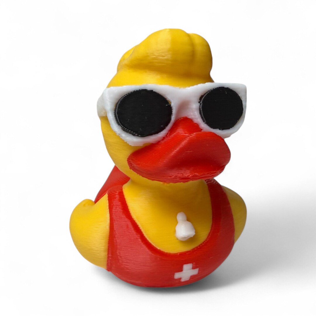 Lifeguard Duck – Baywatch-style Duck With Whistle for Poolside Summer ...