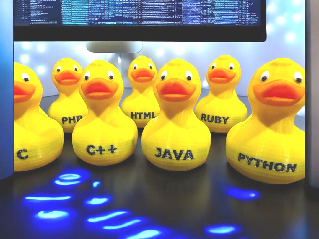 Debug Companion Duck – 3d-printed Magic Duck for Programmers, Coders ...