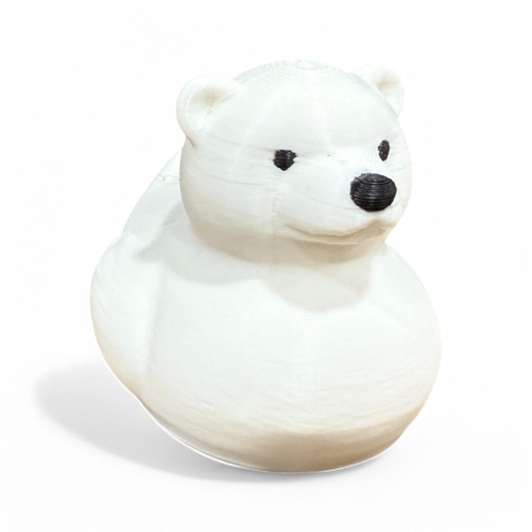 Polar Bear Duck – 3D Printed Arctic-inspired Duck Collectible for ...