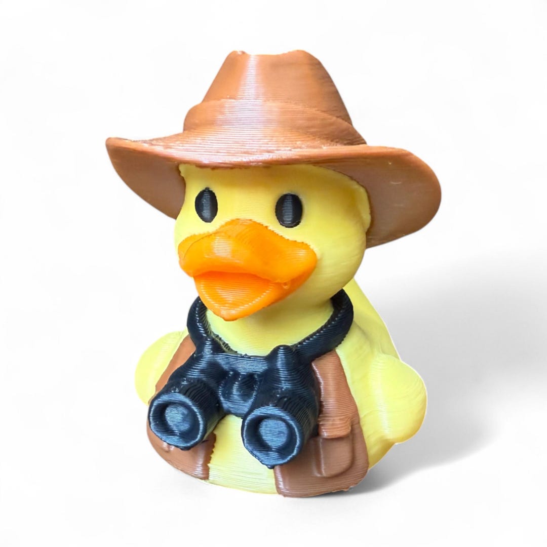 Safari Duck – 3d-printed Adventure Duck Collectible With Hat ...