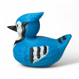 Blue Jay Duck – 3d-printed Duck With Feathered Flair Inspired by Nature ...