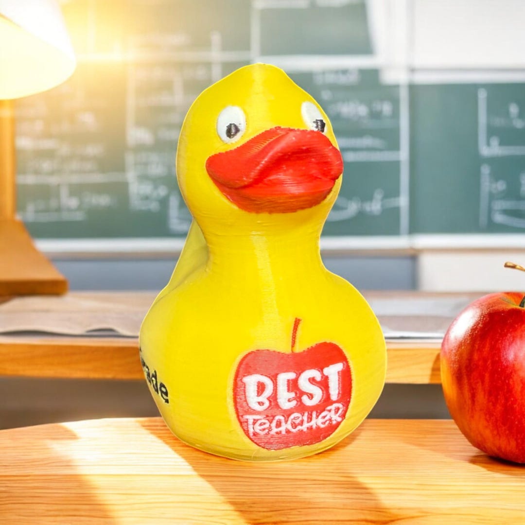 Personalized Best Teacher Duck: A Quacktastic Tribute! | Gift for ...