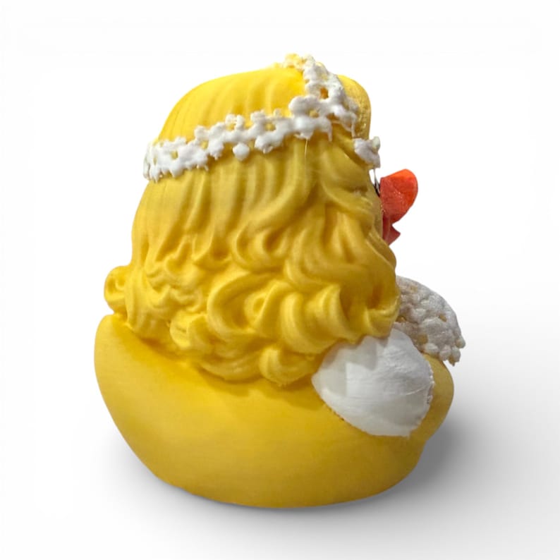 3D Printed Bride Duck | Wedding | Bridal Party | Just Married | Yellow ...
