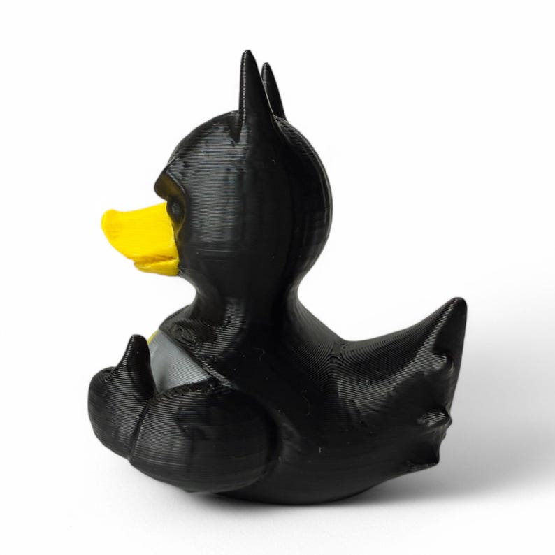 Bat Hero Duck – 3d-printed Duck Collectible With Mask, Cape & Vigilante ...