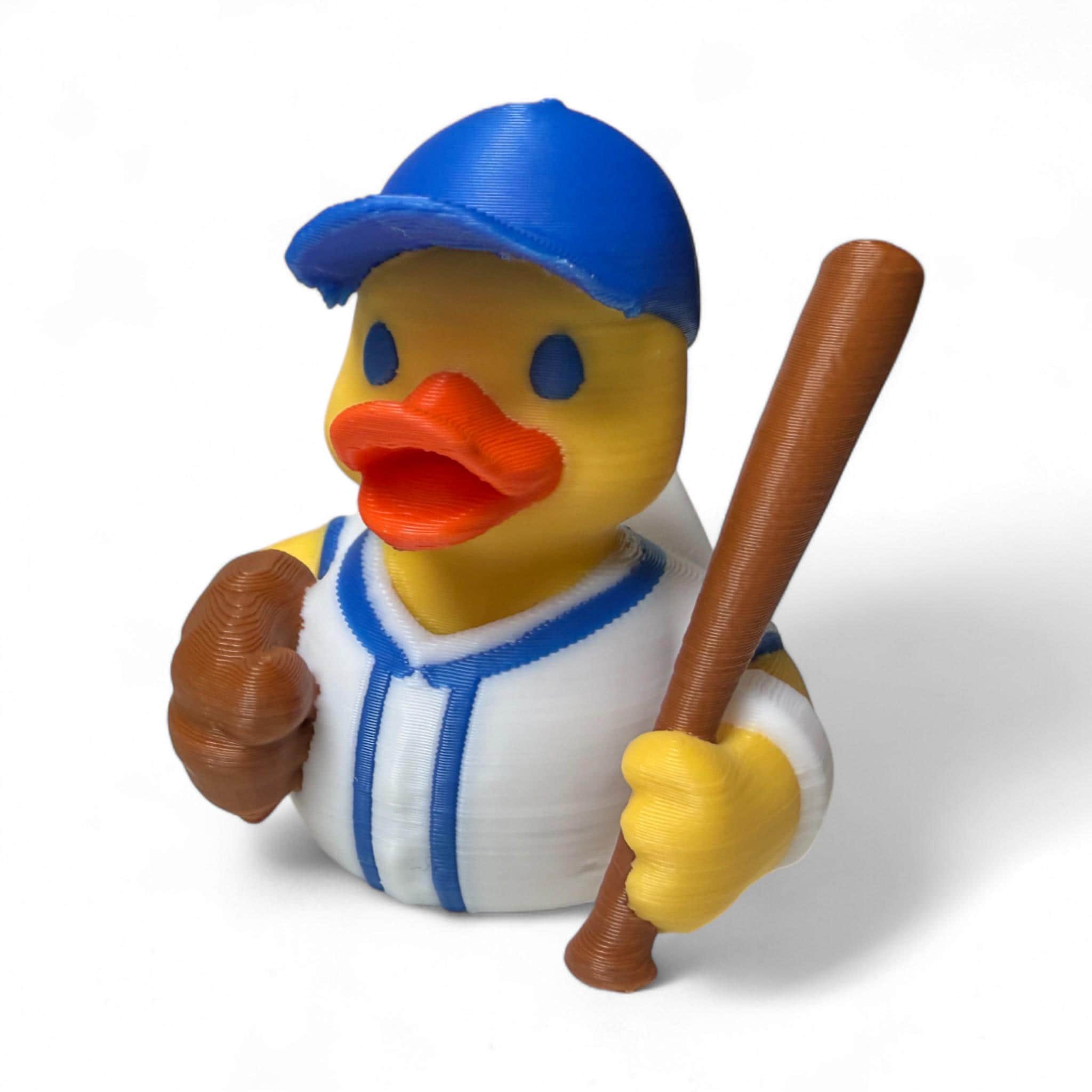 Baseball Duck – 3d-printed Sports Duck With Cap, Glove & Home Run ...