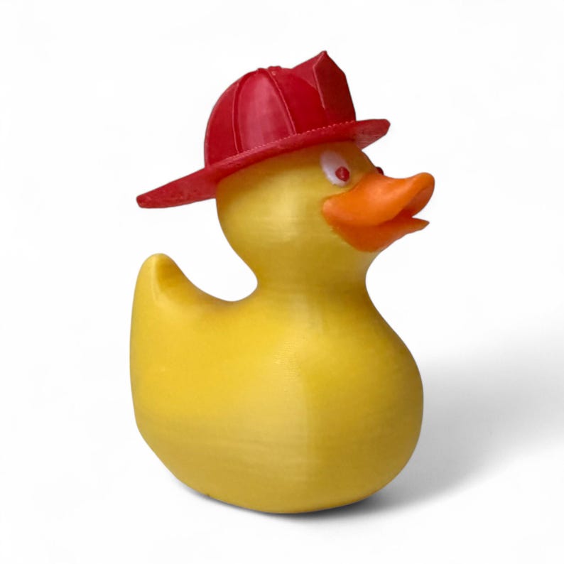 Fire Fighter Duck – 3d-printed Brave & Heroic Duck Collectible for ...