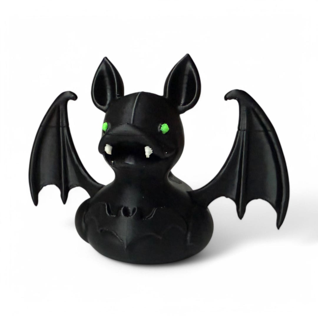 Halloween Bat Duck – 3d-printed Nocturnal Animal Duck Collectible With ...