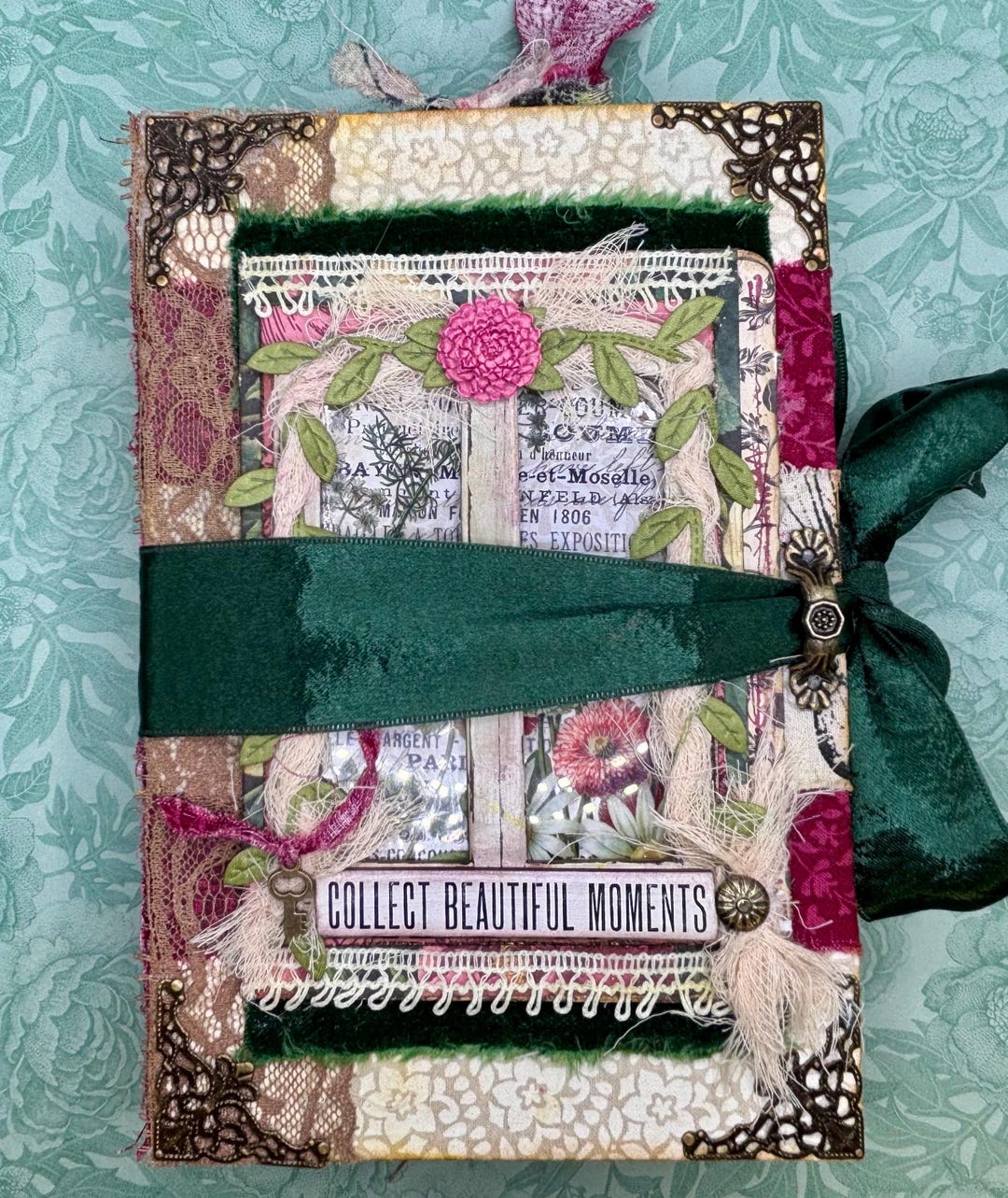 Handmade Junk Journal Victorian Vintage Art Journal Writing Book With ...