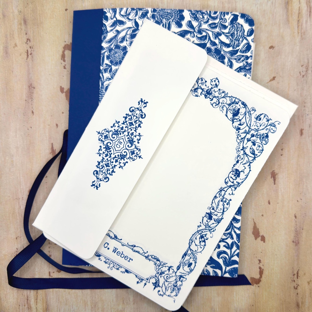 Personalized French Toile Stationery: Handmade Custom Chinoiserie ...