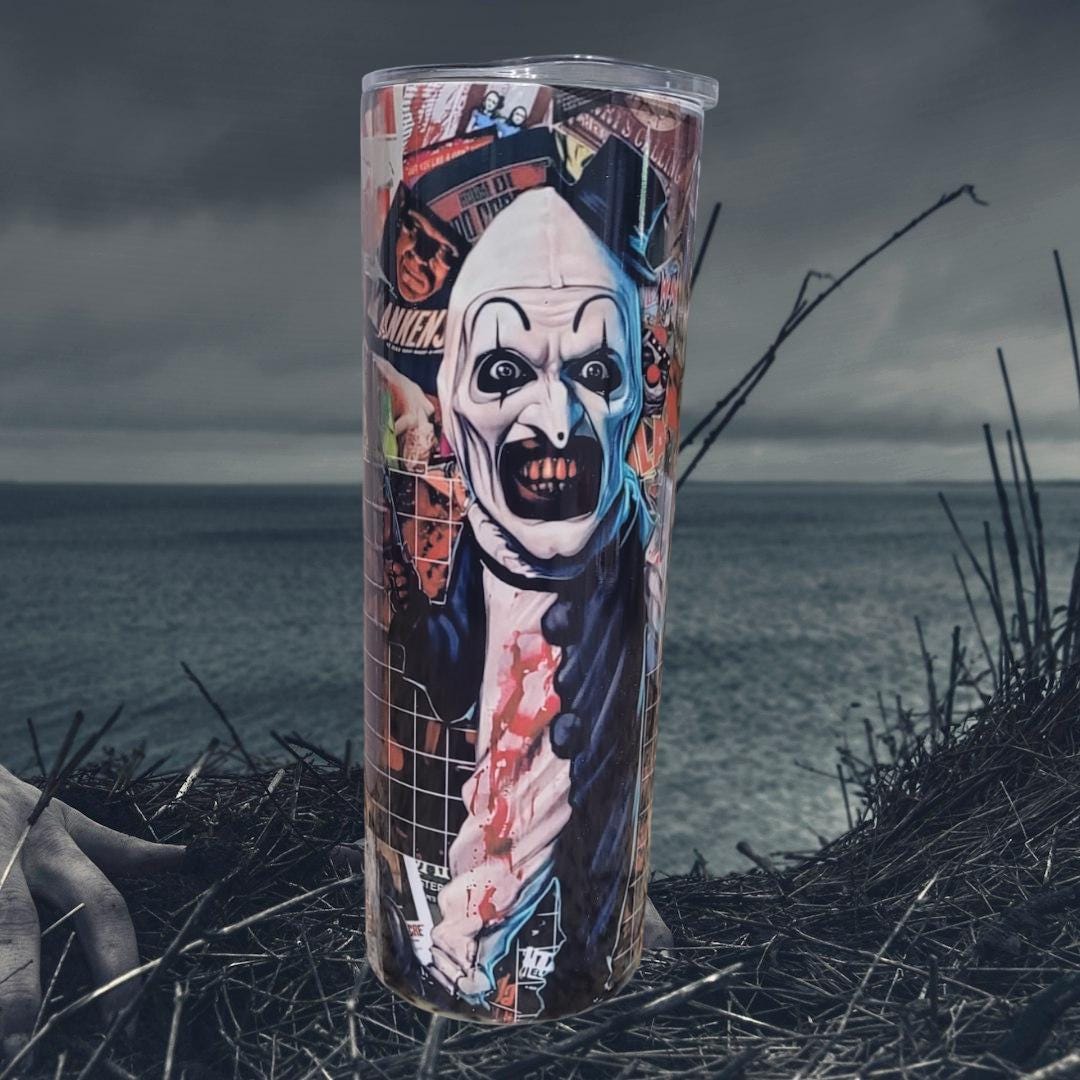 Art the Clown Terrifier Tumbler Cup - Etsy