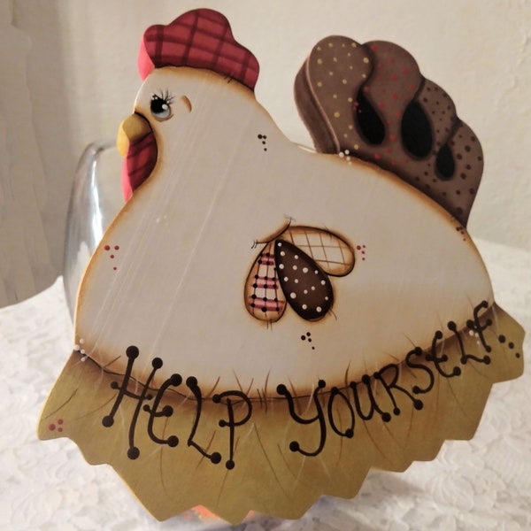 Painted Cookie Jar - Etsy