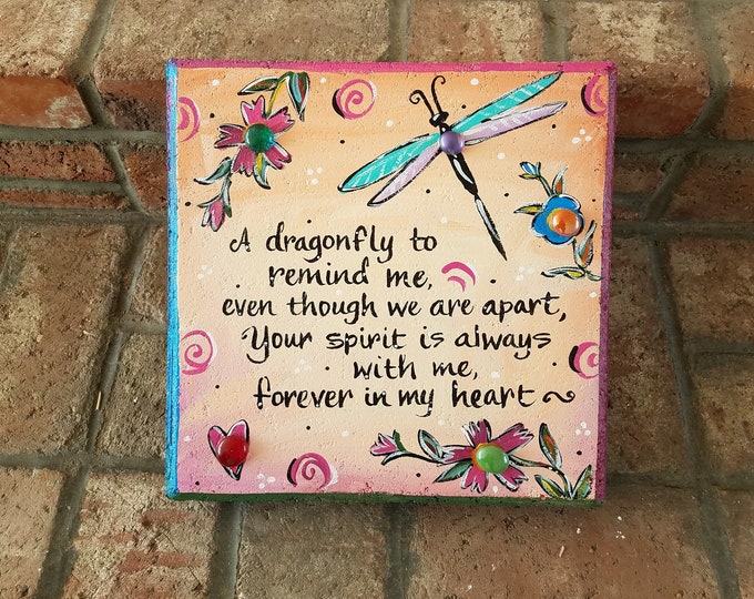 Sympathy Garden Stone Memorial Stone - Etsy