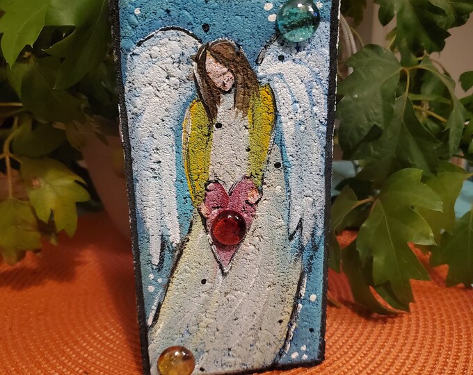 Angel Brick, One Brick, Angel, Garden Brick - Etsy