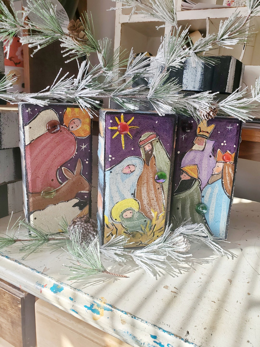 Nativity Set, Nativity Brick Set, Nativity Bricks - Etsy