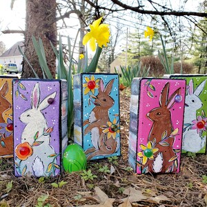 Bunny Brick, Garden Brick, Rabbit Brick - Etsy