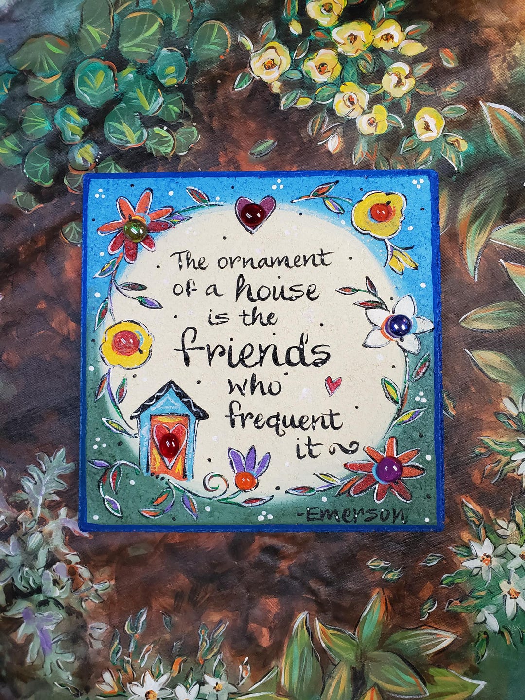 Garden Stone, Housewarming, Garden Gift, Emerson - Etsy