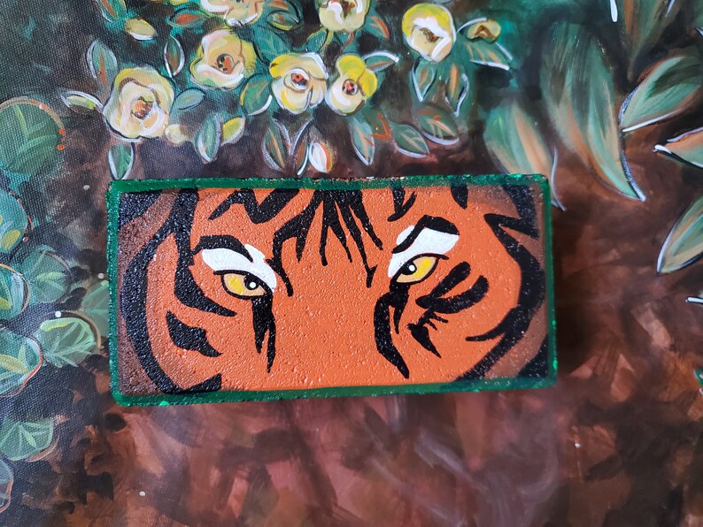 Tiger Brick, Painted Brick, Year of the Tiger - Etsy