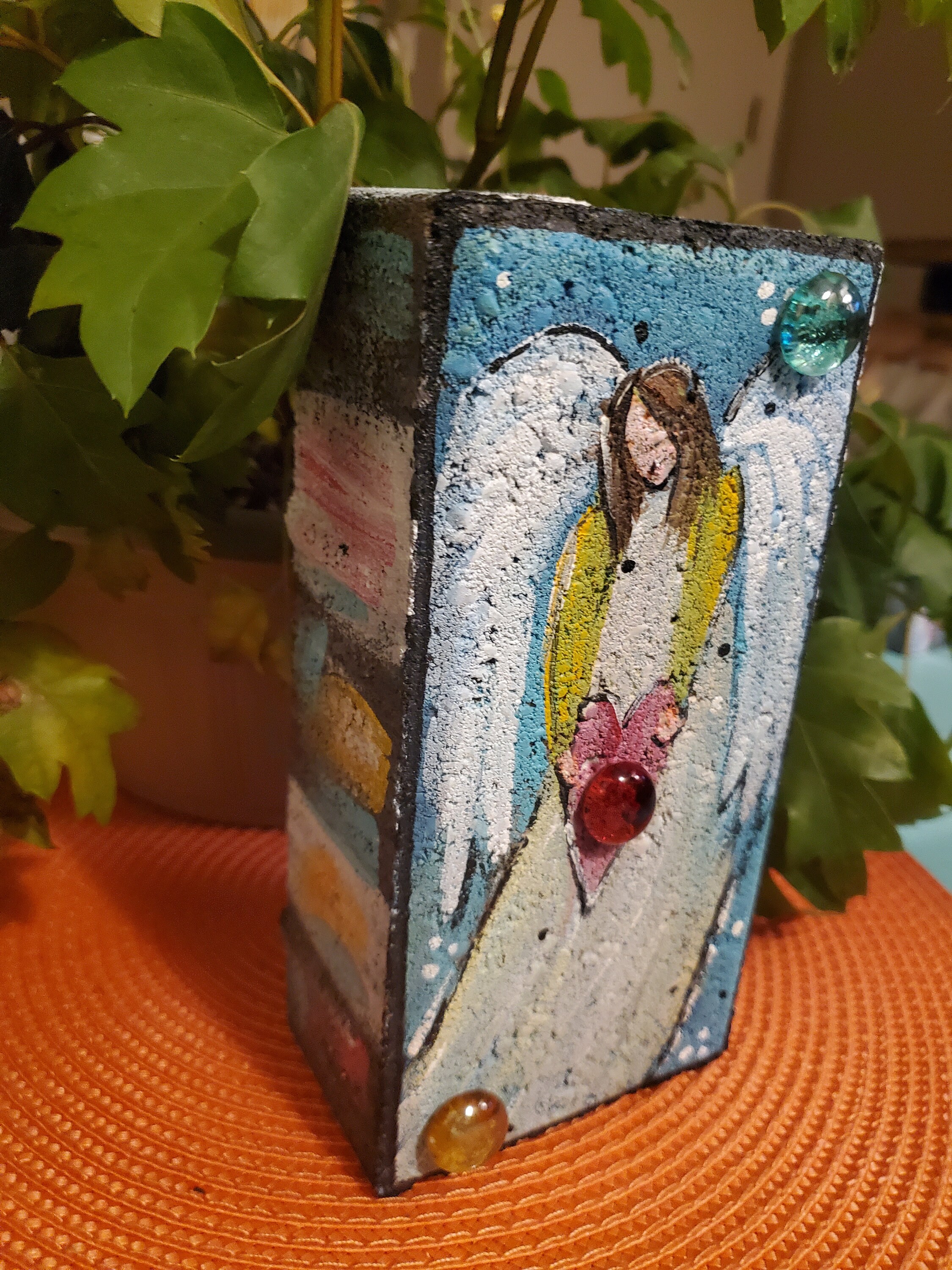 Angel Brick One Brick Angel Garden Brick - Etsy