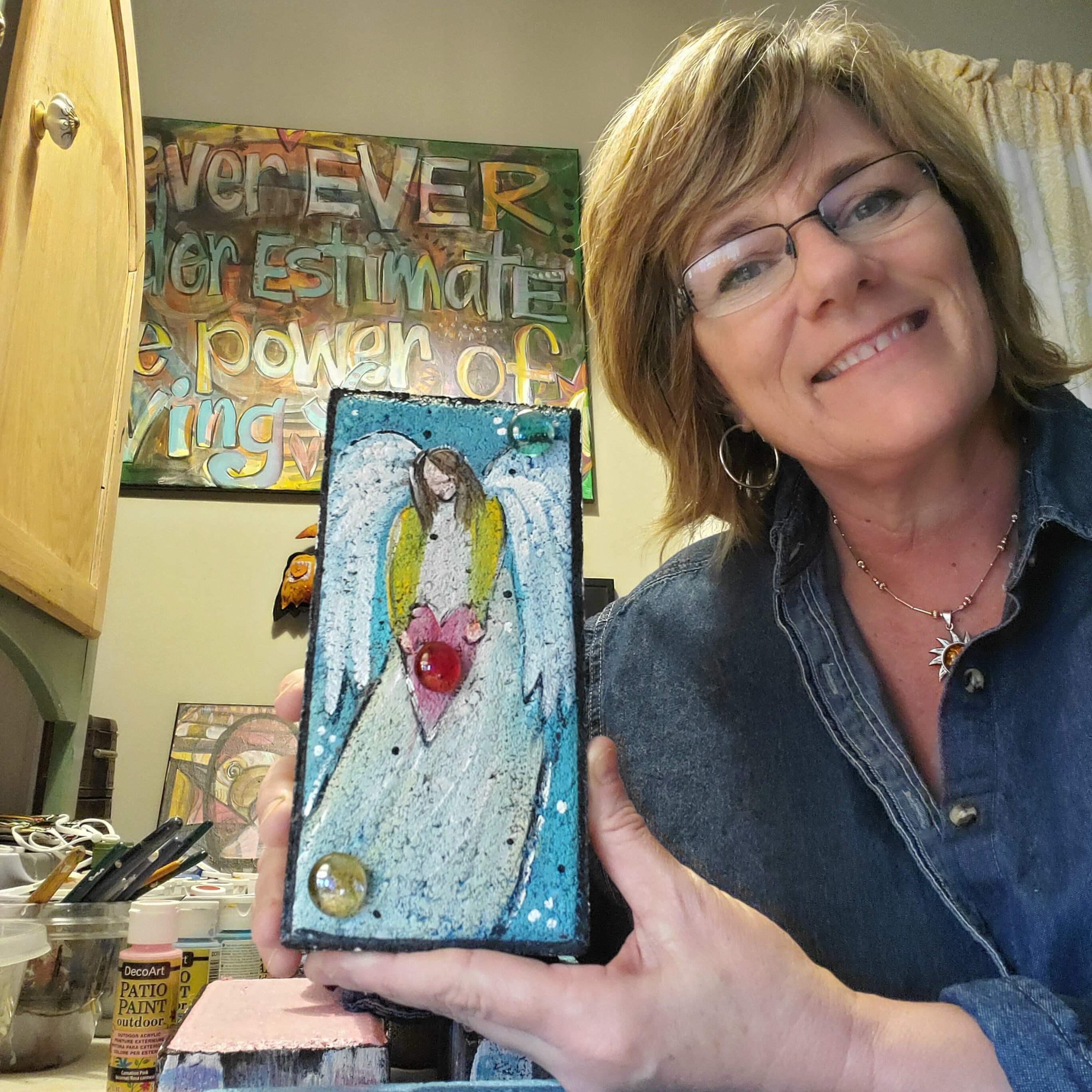 Angel Brick, One Brick, Angel, Garden Brick - Etsy