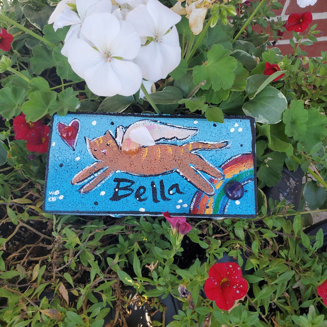 Cat Sympathy Brick, Memorial Brick, Garden Brick - Etsy
