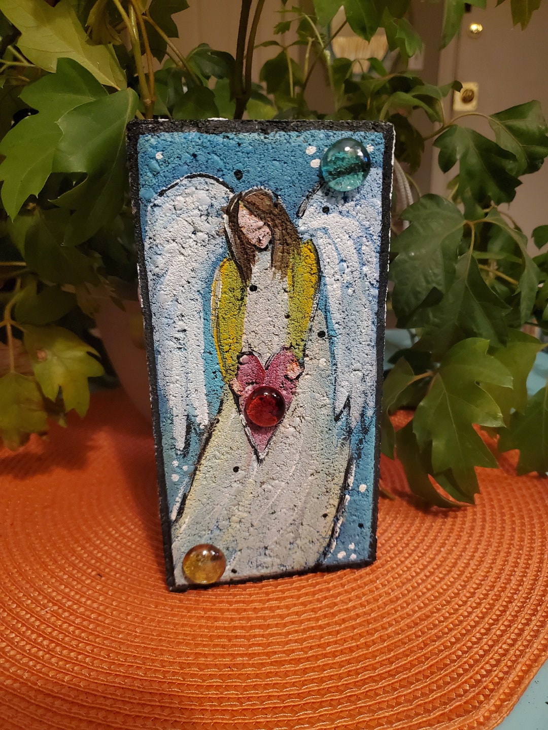 Angel Brick, One Brick, Angel, Garden Brick - Etsy