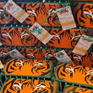 Tiger Brick, Painted Brick, Year of the Tiger - Etsy