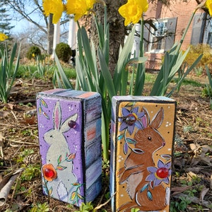 Bunny Brick, Garden Brick, Rabbit Brick - Etsy
