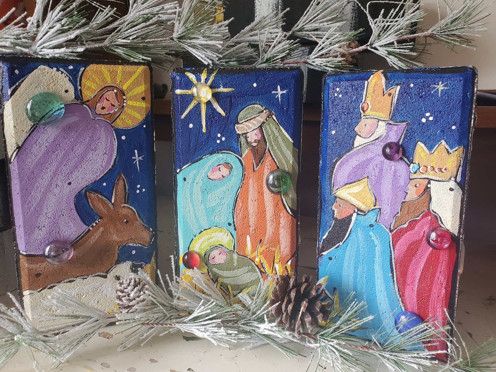 Nativity Set, Nativity Brick Set, Nativity Bricks, Manger, Nativity ...