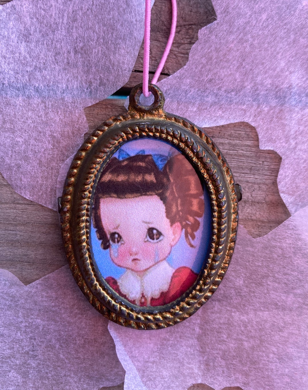 Crybaby Melanie Martinez Crying Girl Pendant Cry Baby Cameo Vintage ...